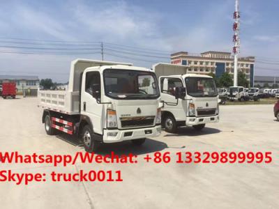 China Factory sale high quality and good price SINO TRUK HOWO Mini dump tipper truck, coal and stone transporting truck for sale