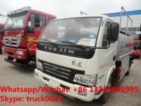 China 2020s new cheapest price YUEJIN 4*2 LHD 8,000Liters oil tank truck for sale, refueler truck, fuel dispensing truck for sale