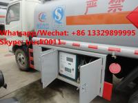 China 2020s new cheapest price YUEJIN 4*2 LHD 8,000Liters oil tank truck for sale, refueler truck, fuel dispensing truck for sale