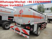 China 2020s new cheapest price YUEJIN 4*2 LHD 8,000Liters oil tank truck for sale, refueler truck, fuel dispensing truck for sale