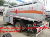 China 2020s new cheapest price YUEJIN 4*2 LHD 8,000Liters oil tank truck for sale, refueler truck, fuel dispensing truck for sale