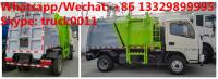China HOT SALE!new deisgned Dongfeng diesel compressed docking wastes collecting vehicle, garbage truck for sale for sale