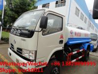 China HOT SALE! best selling CLW Brand 4*2 RHD 5cbm water tank truck, Factory sale best price 5,000Liters cistern tank truck for sale