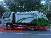China cheapest price Kaima brand 4*2 LHD compacted garbage truck for sale,Good price refuse garbage compactor truck for sale