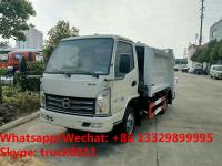 China cheapest price Kaima brand 4*2 LHD compacted garbage truck for sale,Good price refuse garbage compactor truck for sale