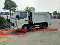 China cheapest price Kaima brand 4*2 LHD compacted garbage truck for sale,Good price refuse garbage compactor truck for sale