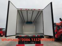 China factory selling dongfeng tianjin 4x2 190hpmeat hook refrigerator truck for sale, 15tons cold room truck for TOGO for sale