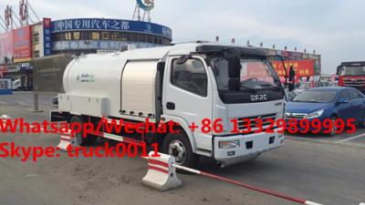China customized new designed DONGFENG 120hp 5500L Bobtail Propane Filling LPG tank dispenser for sale. mobile lpg tank truck for sale
