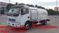 China customized new designed DONGFENG 120hp 5500L Bobtail Propane Filling LPG tank dispenser for sale. mobile lpg tank truck for sale