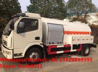 China customized new designed DONGFENG 120hp 5500L Bobtail Propane Filling LPG tank dispenser for sale. mobile lpg tank truck for sale