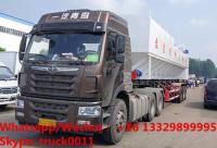 China best price 20MT new electronic discharging bulk feed tank container semitrailer, road transported bulk feed tank for sale