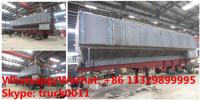 China best price 20MT new electronic discharging bulk feed tank container semitrailer, road transported bulk feed tank for sale