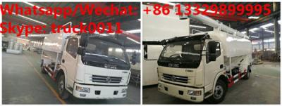 China best seller-Dongfeng 120h/130hp electronic discharging bulk feed truck for sale, poultry feed delivery truck for sale