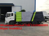 China best beller-factory sale dongfeng tianjin 10CBM road sweeping vehicle for sale, customized street sweeper cleaning truck for sale