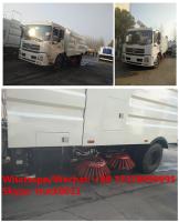 China best beller-factory sale dongfeng tianjin 10CBM road sweeping vehicle for sale, customized street sweeper cleaning truck for sale