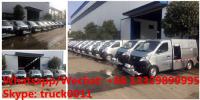 China 2018s Chang'an gasoline mini high pressure road washing truck for sale., sidewalk cleaning truck for sale, for sale