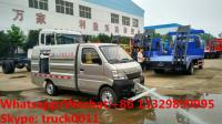 China 2018s Chang'an gasoline mini high pressure road washing truck for sale., sidewalk cleaning truck for sale, for sale