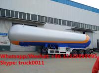 China 2020s new design biggest 62m3 bulk lpg gas tank semitrailer for sale, best price road transported lpg gas tank for sale for sale