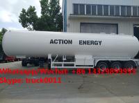 China High quality factory sale best price CLW brand 50m3 bulk propane gas tank semitrailer for sale, lpg gas trailer for sale for sale