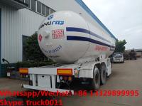 China Factory sale best price 40m3 bulk propane gas trailer, HOT SALE! 40,000Liters road transported lpg gas transported tank for sale