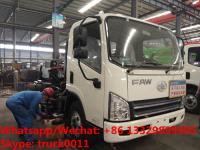 China factory sale best price customized FAW 4*2 RHD diesel road washing and sweeping vehicle, road cleaning truck for sale for sale