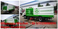 China factory sale best price customized FAW 4*2 RHD diesel road washing and sweeping vehicle, road cleaning truck for sale for sale