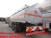 China dongfeng 6*4 LHD 210hp diesel 23000L dongfeng double rear axles oil truck for sale, wholesale price Fuel tank truck for sale