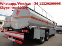 China dongfeng 6*4 LHD 210hp diesel 23000L dongfeng double rear axles oil truck for sale, wholesale price Fuel tank truck for sale