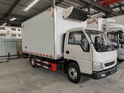 China HOT SALE! JMC brand kaiyun 4*2 LHD 130hp Euro 6 diesel refrigerated truck for sale, cheaper price cold van truck for sale