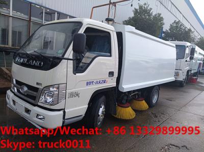 China Customized forland 4*2 LHD mini 34.5KW diesel street sweeping vehicle for sale,road cleaning sweeping vehicle for sale for sale