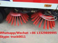 China Customized forland 4*2 LHD mini 34.5KW diesel street sweeping vehicle for sale,road cleaning sweeping vehicle for sale for sale