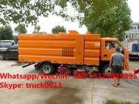 China best price forland 4*2 RHD 92hp diesel mini road sweeper truck for sale, cheapest price forland street sweeping vehicle for sale