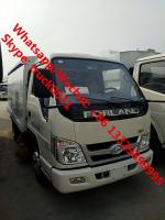 China best price forland 4*2 RHD 92hp diesel mini road sweeper truck for sale, cheapest price forland street sweeping vehicle for sale