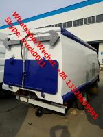 China best price forland 4*2 RHD 92hp diesel mini road sweeper truck for sale, cheapest price forland street sweeping vehicle for sale