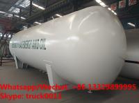 China Factory sale cheapest price China made 45,000L bulk stationary lpg gas storage tank, surface propane gas storage tank for sale
