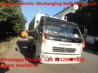 China High quality and cheapest price China made 5-6tons 380volts electric system discharging bulk feed truck for sale for sale