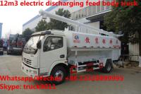 China High quality and cheapest price China made 5-6tons 380volts electric system discharging bulk feed truck for sale for sale