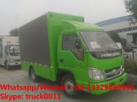 China cheapest price Customized Forland 4*2 RHD diesel mobile LED advertising vehicle for sale, P6 LED screens billboard truck for sale