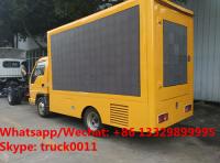 China cheapest price Customized Forland 4*2 RHD diesel mobile LED advertising vehicle for sale, P6 LED screens billboard truck for sale