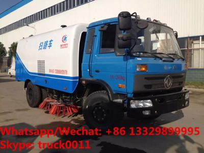 China Factory sale best price RHD 170hp diesel road brushing sweeping vehicle for sale, Cheapest price street sweeper truck for sale