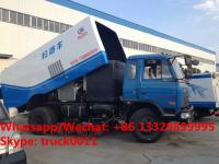 China Factory sale best price RHD 170hp diesel road brushing sweeping vehicle for sale, Cheapest price street sweeper truck for sale