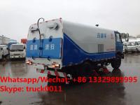 China Factory sale best price RHD 170hp diesel road brushing sweeping vehicle for sale, Cheapest price street sweeper truck for sale