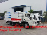 China PROMOTION PRICE! High quality and competitive price forland RHD 110hp street sweeper truck for sale, road sweeper for sale