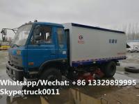 China Year-End Promotion! China made dongfeng 190hp diesel 3.5m3 water tank+7.2m3 dust tank street sweeeping vehicle for sale, for sale