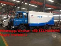 China Year-End Promotion! China made dongfeng 190hp diesel 3.5m3 water tank+7.2m3 dust tank street sweeeping vehicle for sale, for sale