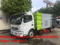 China DONGFENG LHD/RHD Euro 3 120hp diesel street sweeper vehicle for sale, high quality and best price road cleaning truck for sale