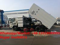 China new high quality JMC brand 4*2 LHD 140hp Euro 3 road sweeper for sale, JMC road cleaning vehicle, street sweeper truck for sale