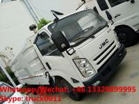 China new high quality JMC brand 4*2 LHD 140hp Euro 3 road sweeper for sale, JMC road cleaning vehicle, street sweeper truck for sale