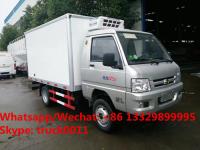 China Cheapest price new China made Forland LHD mini 61hp gasoline engine Forland refrigerated truck, frozen minivan vehicle for sale