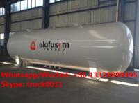 China 2021s best price new 20MT bulk propane gas storage tank with safety accessories for sale, bullet type lpg gas tank for sale